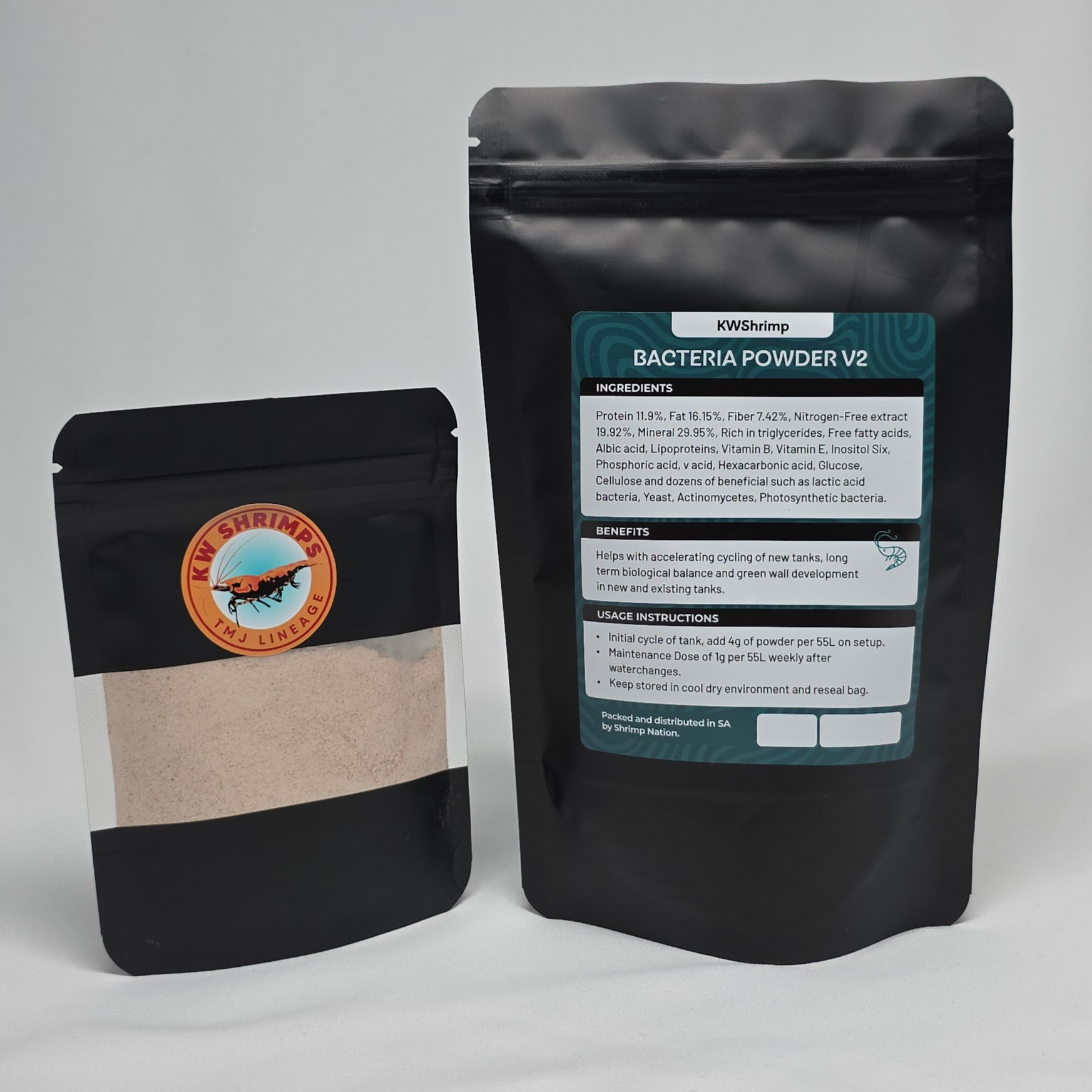 Shrimp Bacteria Powder V2 by KW Shrimp | Shrimp Nation