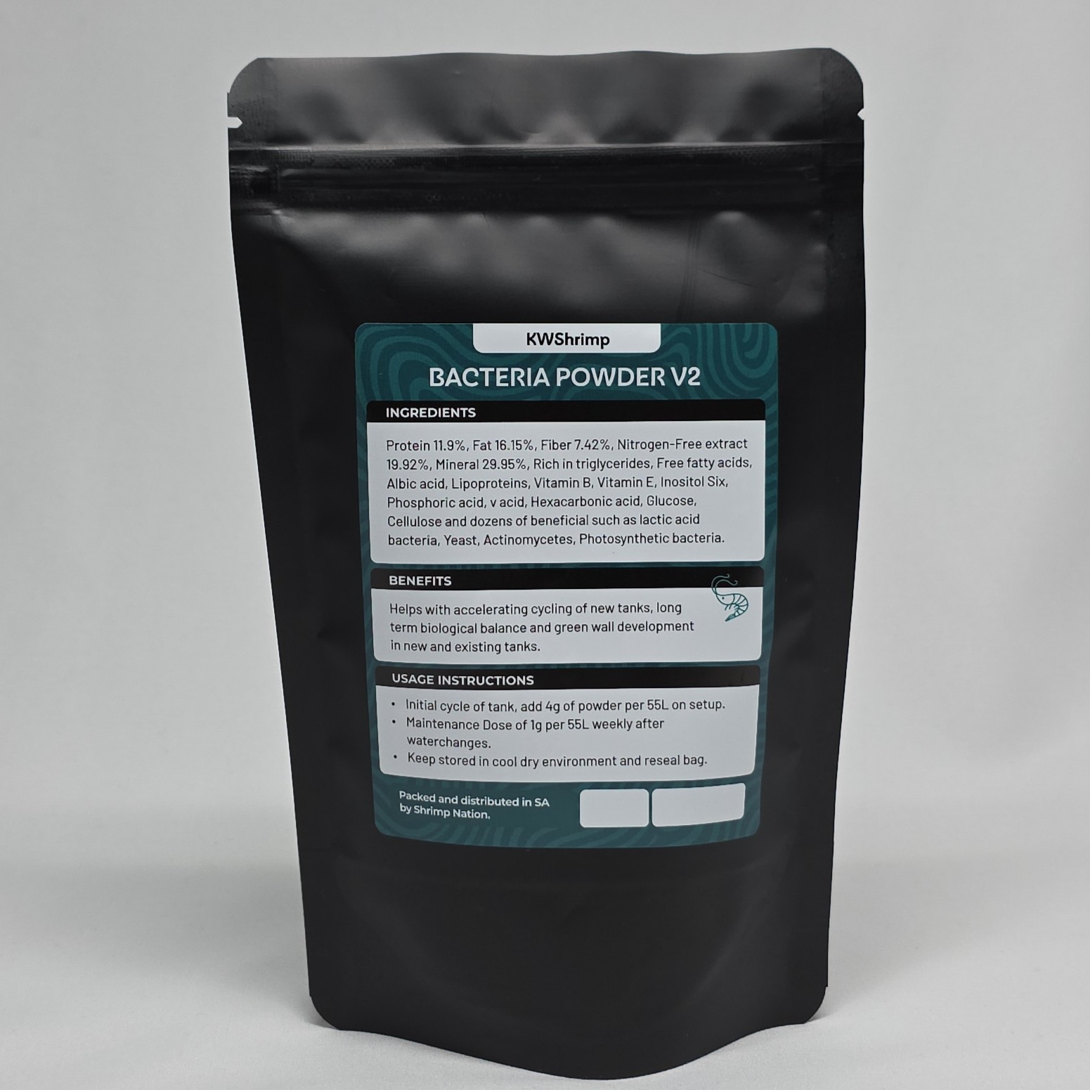 Shrimp Bacteria Powder V2 by KW Shrimp | Shrimp Nation